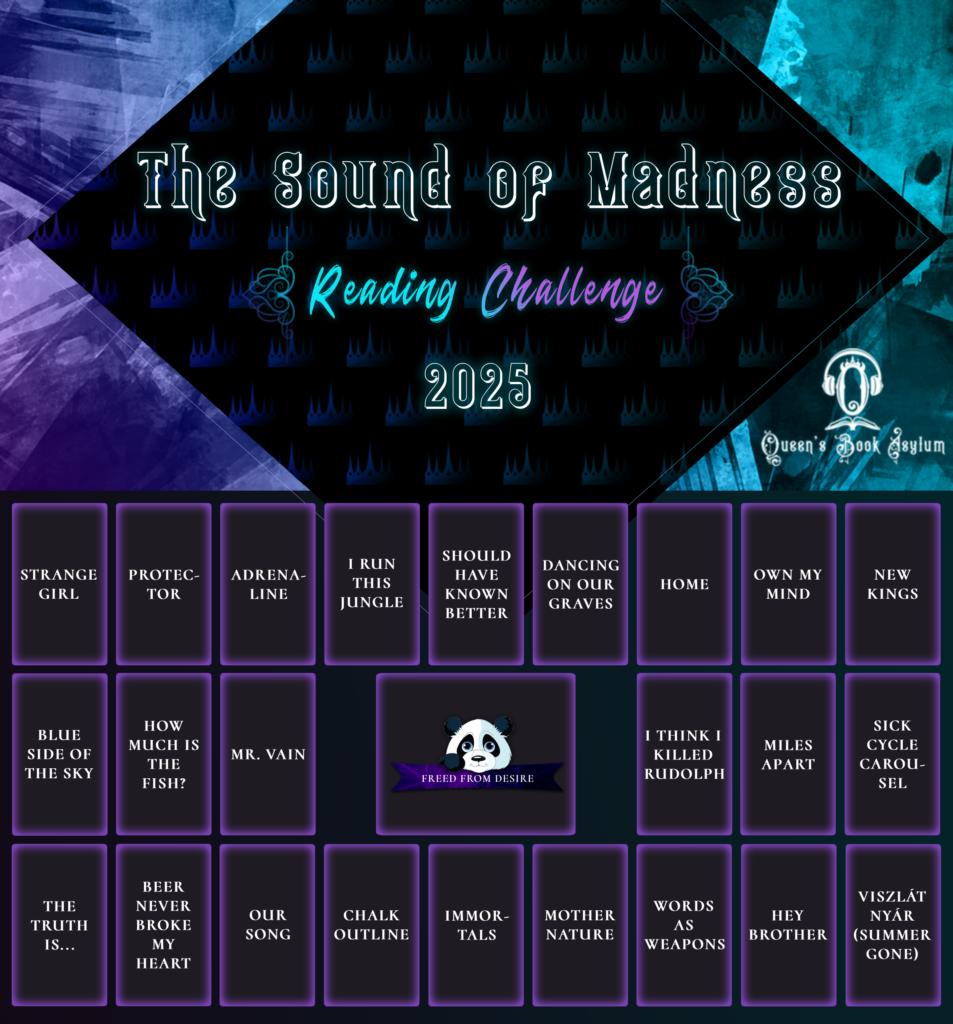 The Sound Of Madness Reading Challenge 2025 - Queen's Book Asylum